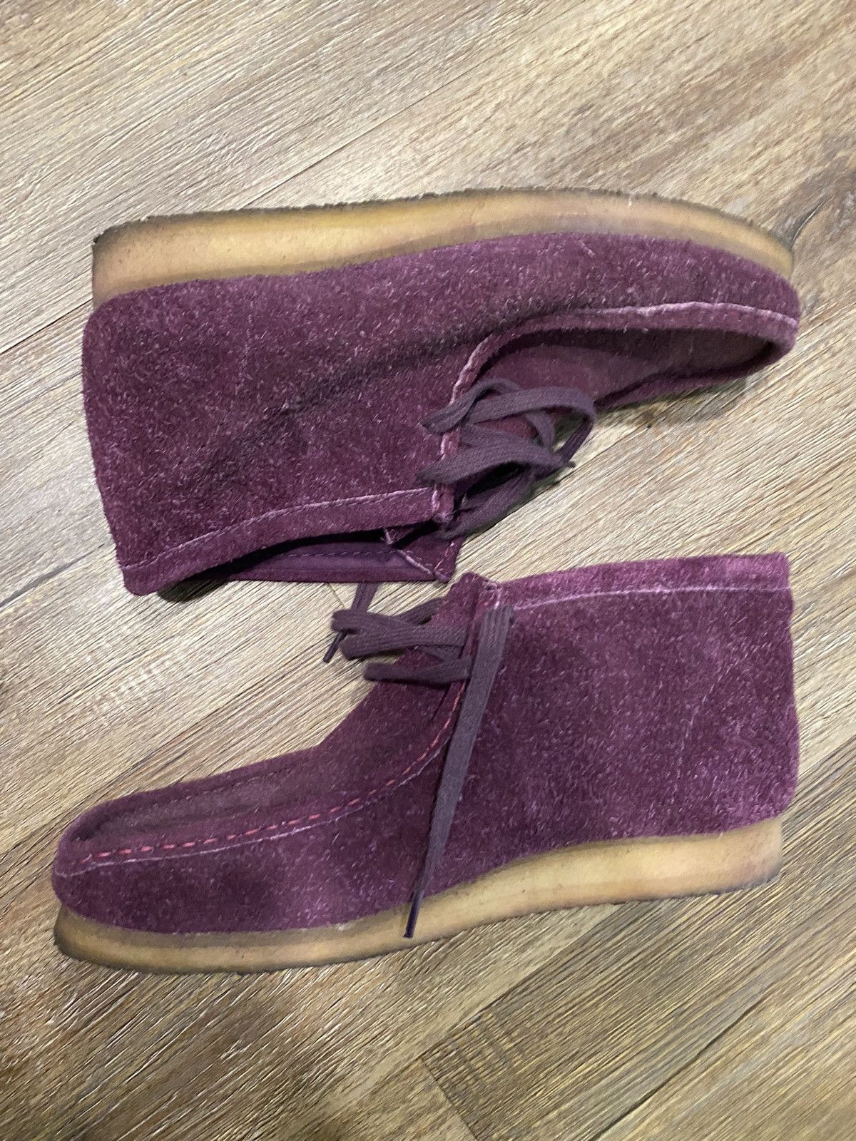 Clarks Clarks Purple Wallabees | Grailed