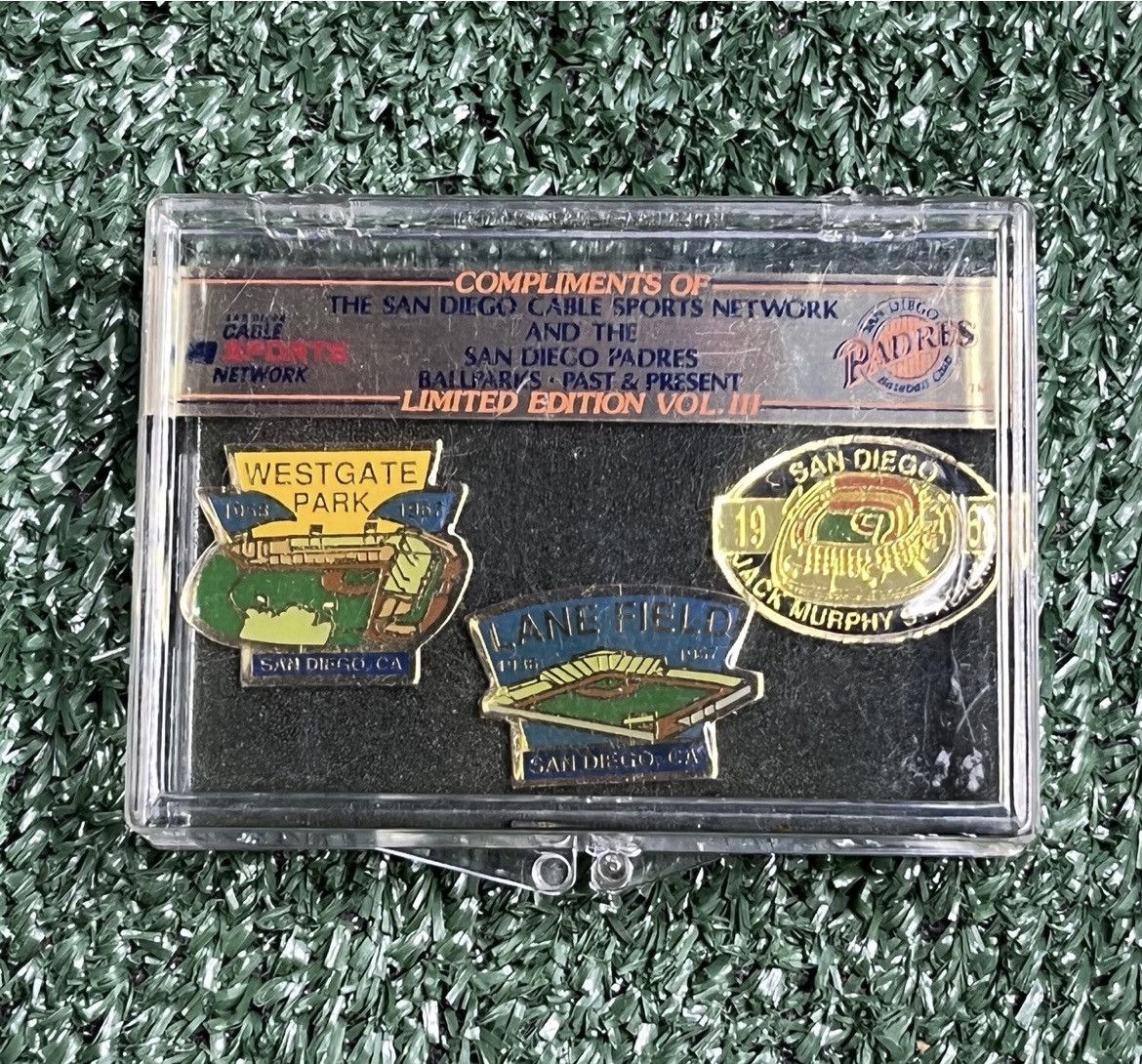 MLB × Vintage San Diego Padres Commemorative Stadium Pins | Grailed