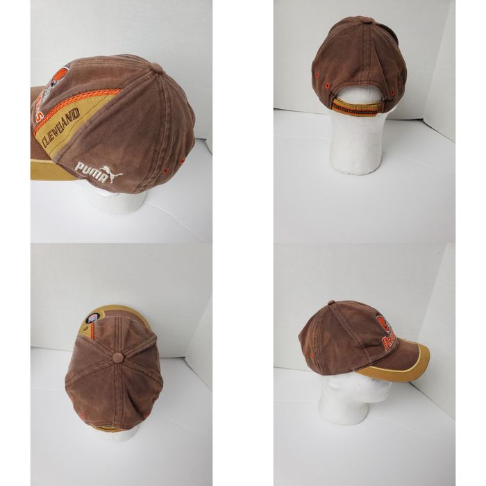 Puma Vintage Cleveland Browns Baseball Hat Cap Puma NFL Football Pro ...