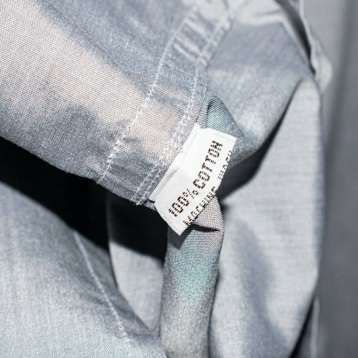 Band Of Outsiders BAND OF OUTSIDERS Men's Button Down Shirt Gray Cotton ...