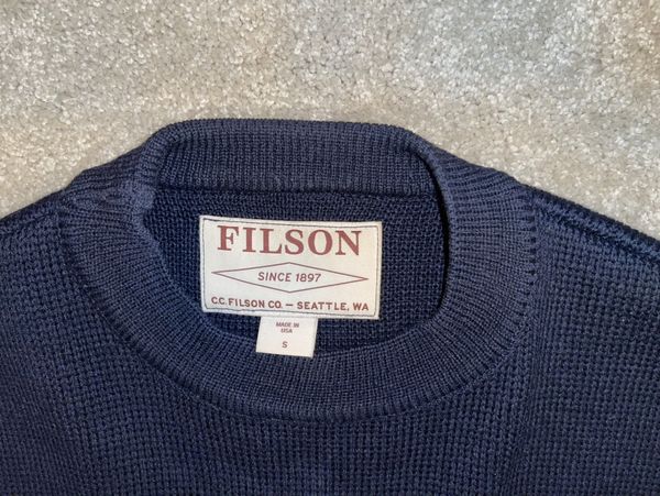 Filson Wool Crewneck Guide Sweater | Grailed