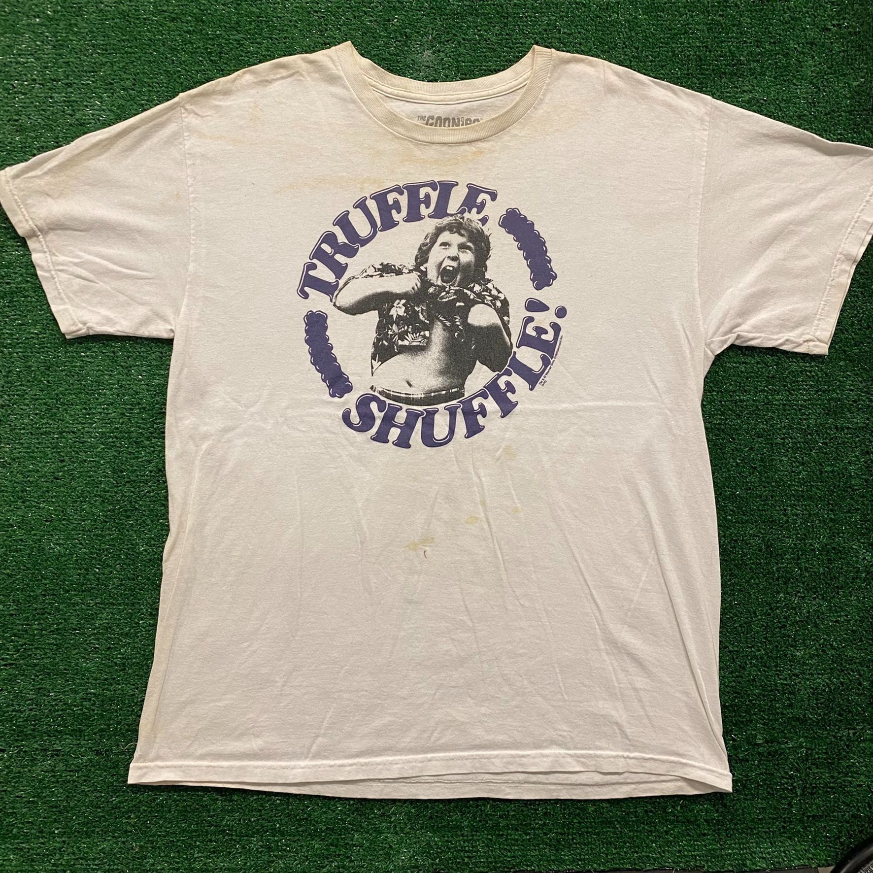 Movie × Streetwear × Vintage Goonies Truffle Shuffle Vintage Movie T ...