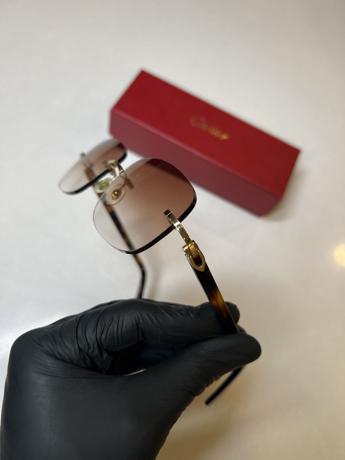 Cartier Cartier Glasses Gradient/Mosaic/Buffalo Horns | Grailed