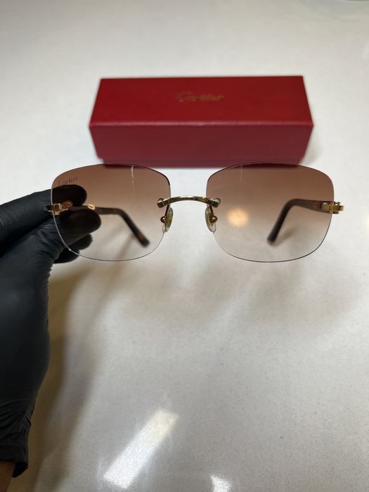 Cartier Cartier Glasses Gradient/Mosaic/Buffalo Horns | Grailed