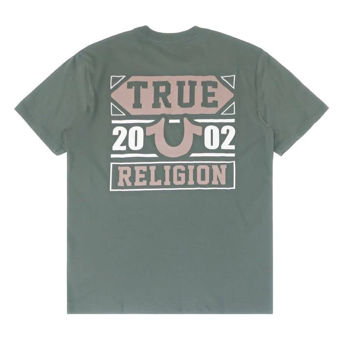 True Religion True Religion Men's Tiered Logo Graphic Print Tee T-Shirt ...