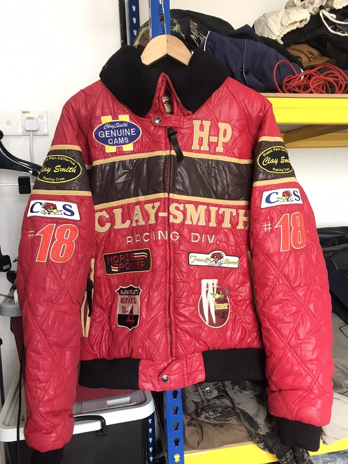 Vintage 🇯🇵Vintage Clay Smith Racing Mooneyes Bomber Jacket | Grailed