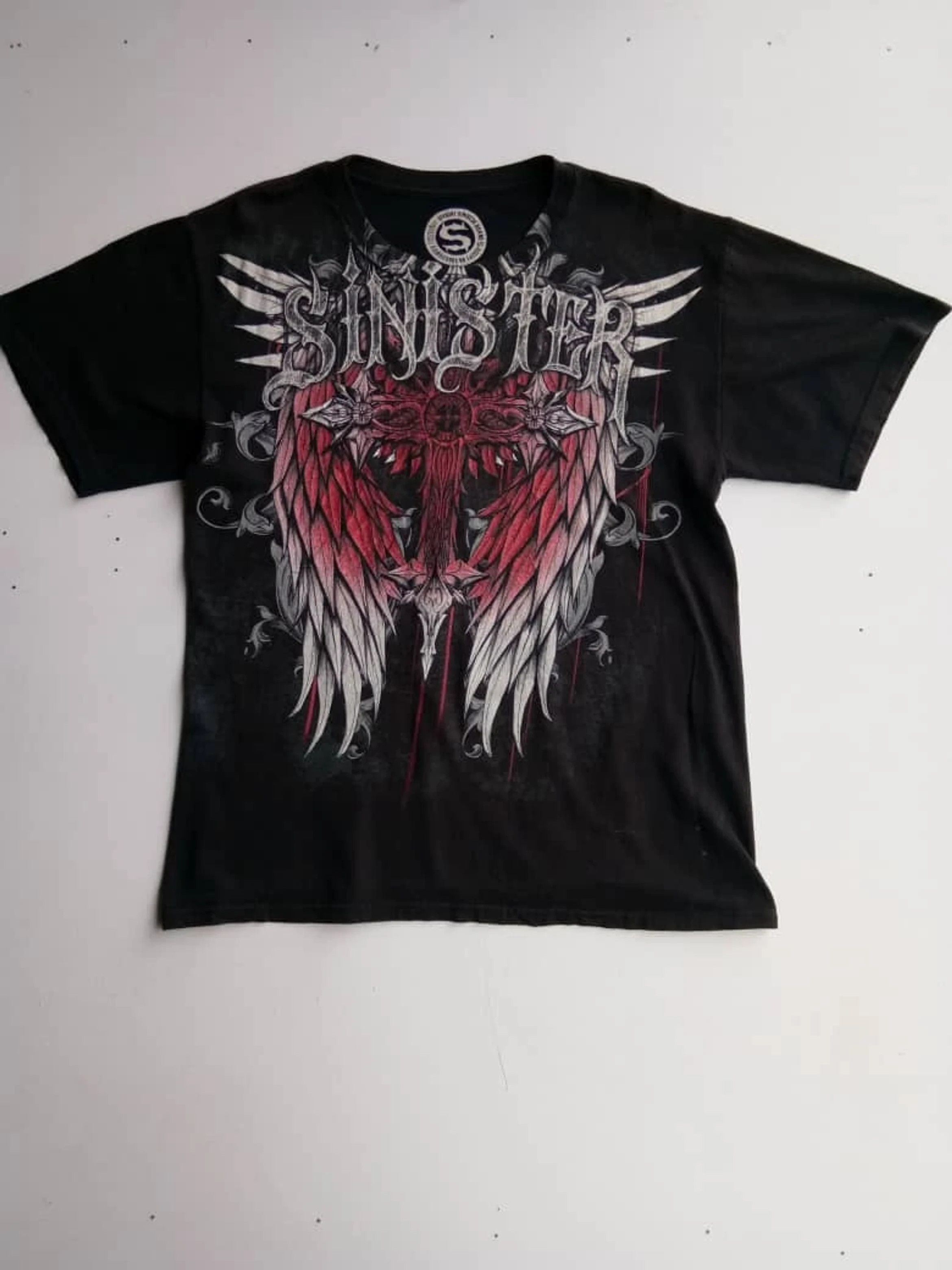 Designer Official Sinister Brand Sword Horror Short Sleeve T-Shirt ...