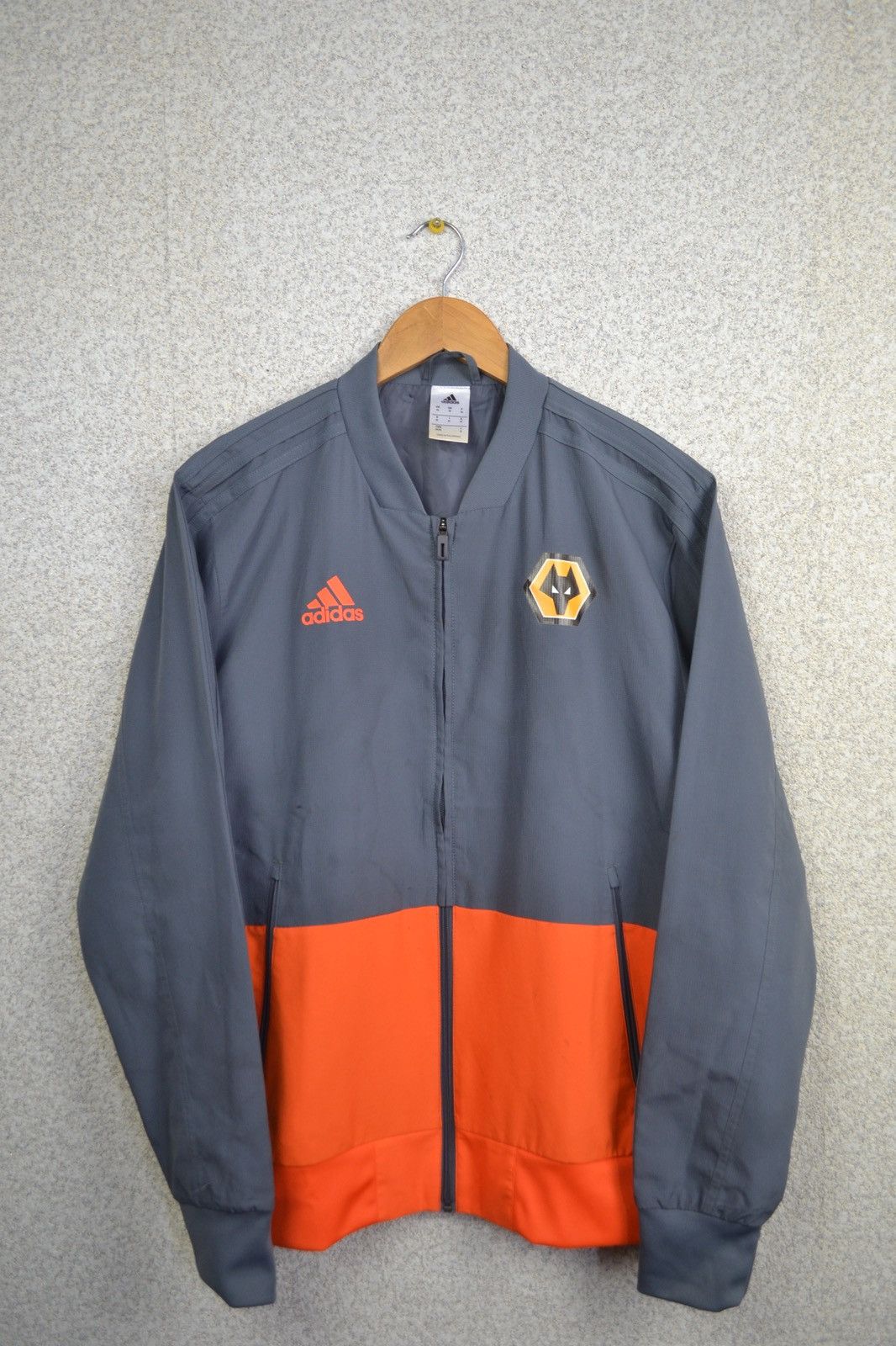 Adidas Wolverhampton Wanderers soccer adidas football jacket 2018 | Grailed