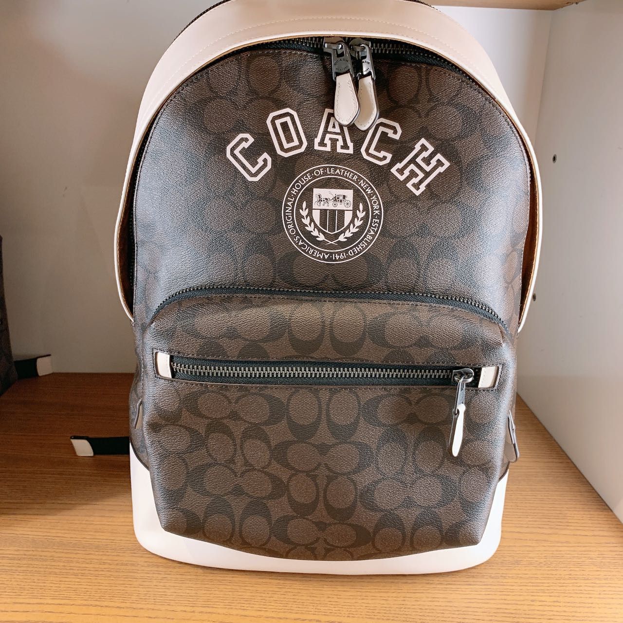 West Backpack In Signature Canvas