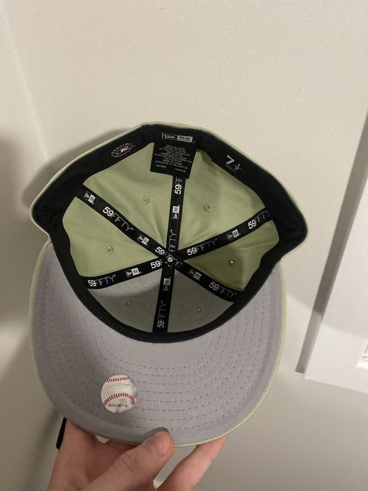 New Era Light Green LA Fitted hat | Grailed