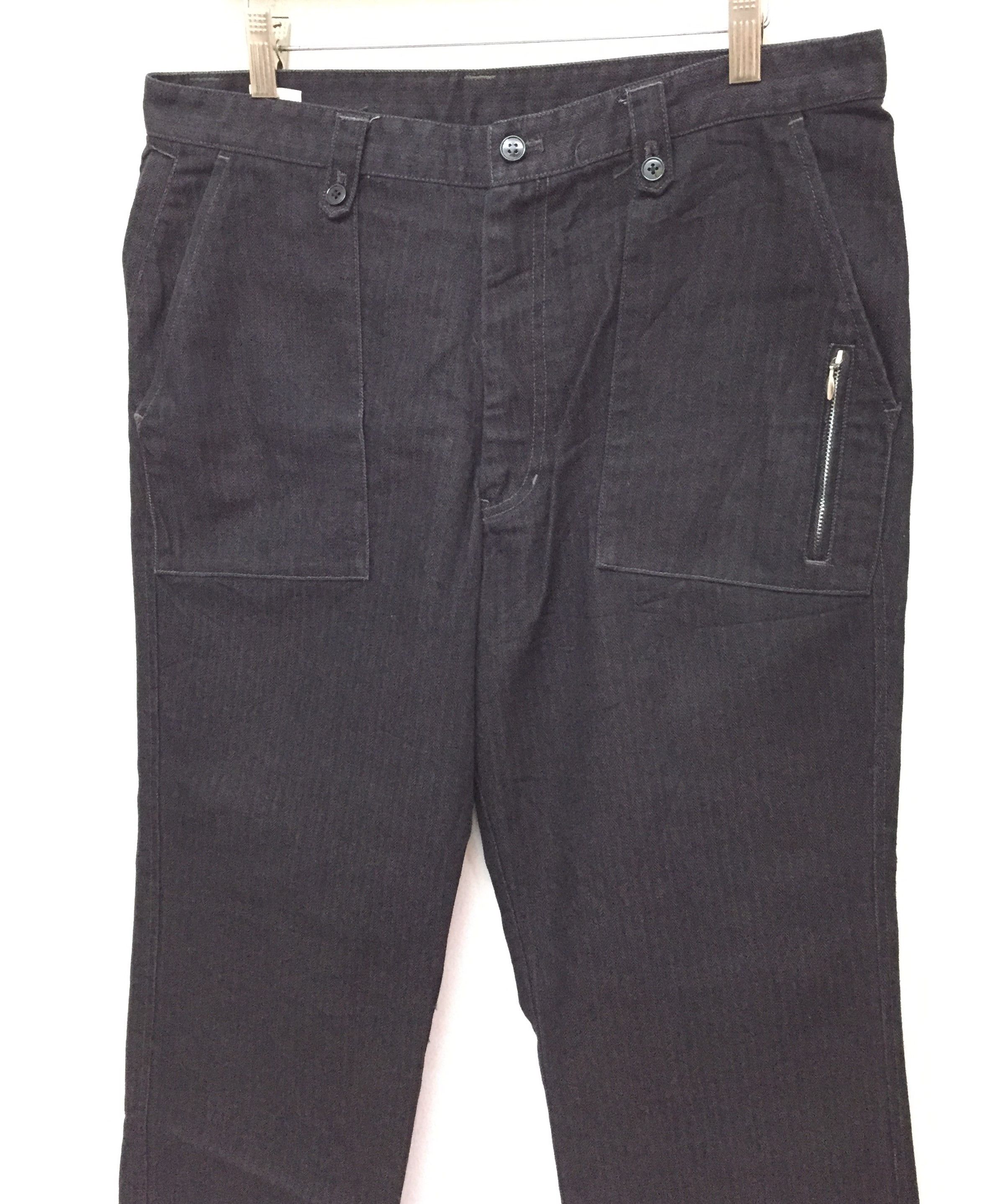 Japanese Brand × Kansai Yamamoto Herringbone Bush Pant military pants ...