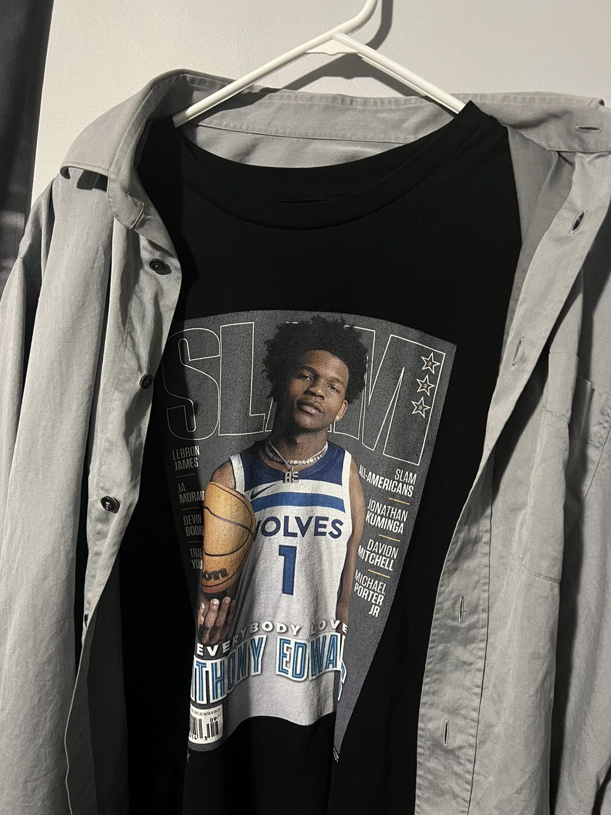 47 Brand Anthony Edwards Magazine Cover Tee. | Grailed