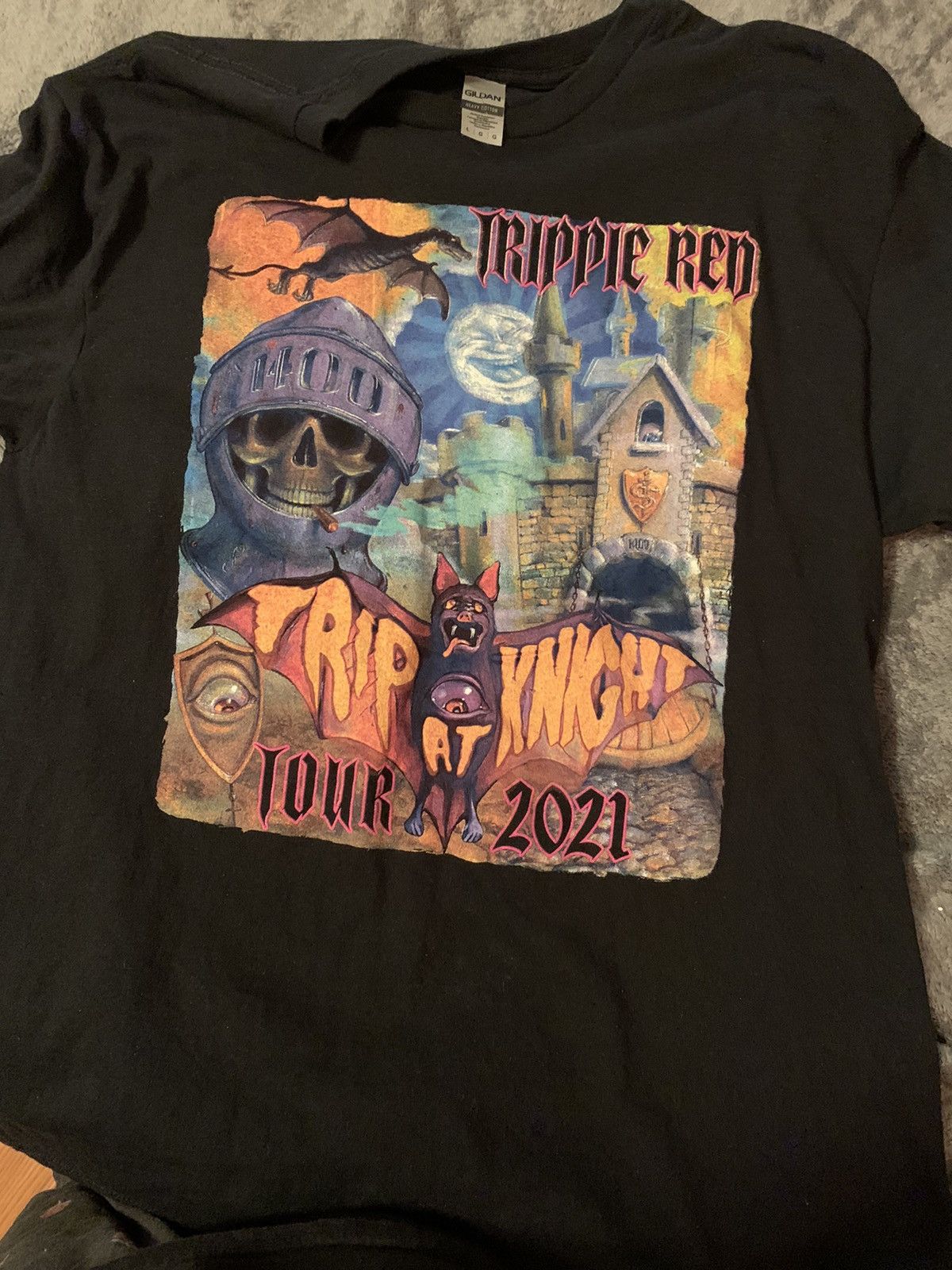 Nike × Trippie Redd × Vintage Trippie redd tripp at knight shirt | Grailed