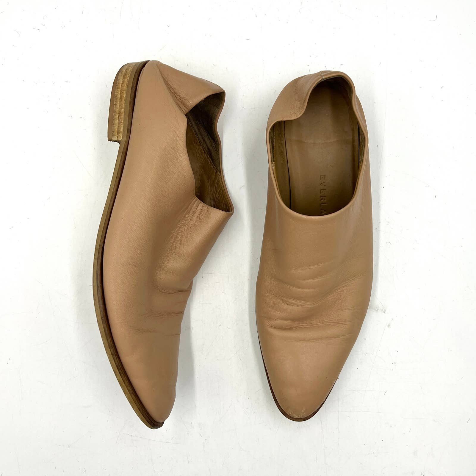 Everlane Everlane The Modern Babo Almond Toe Mules Flats Leather | Grailed