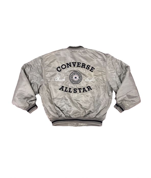 Converse Vintage Converse All Star Bomber Jacket Spell Out Streetwear ...