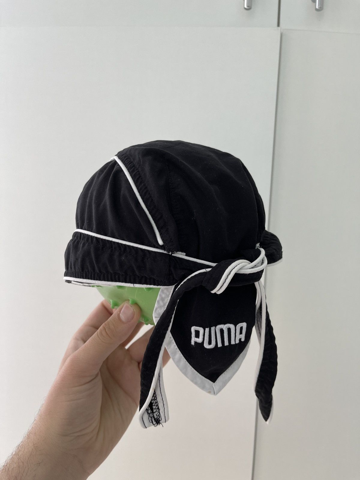 Puma × Streetwear × Vintage Rare Vintage Puma Du Rag Bandana Hat | Grailed