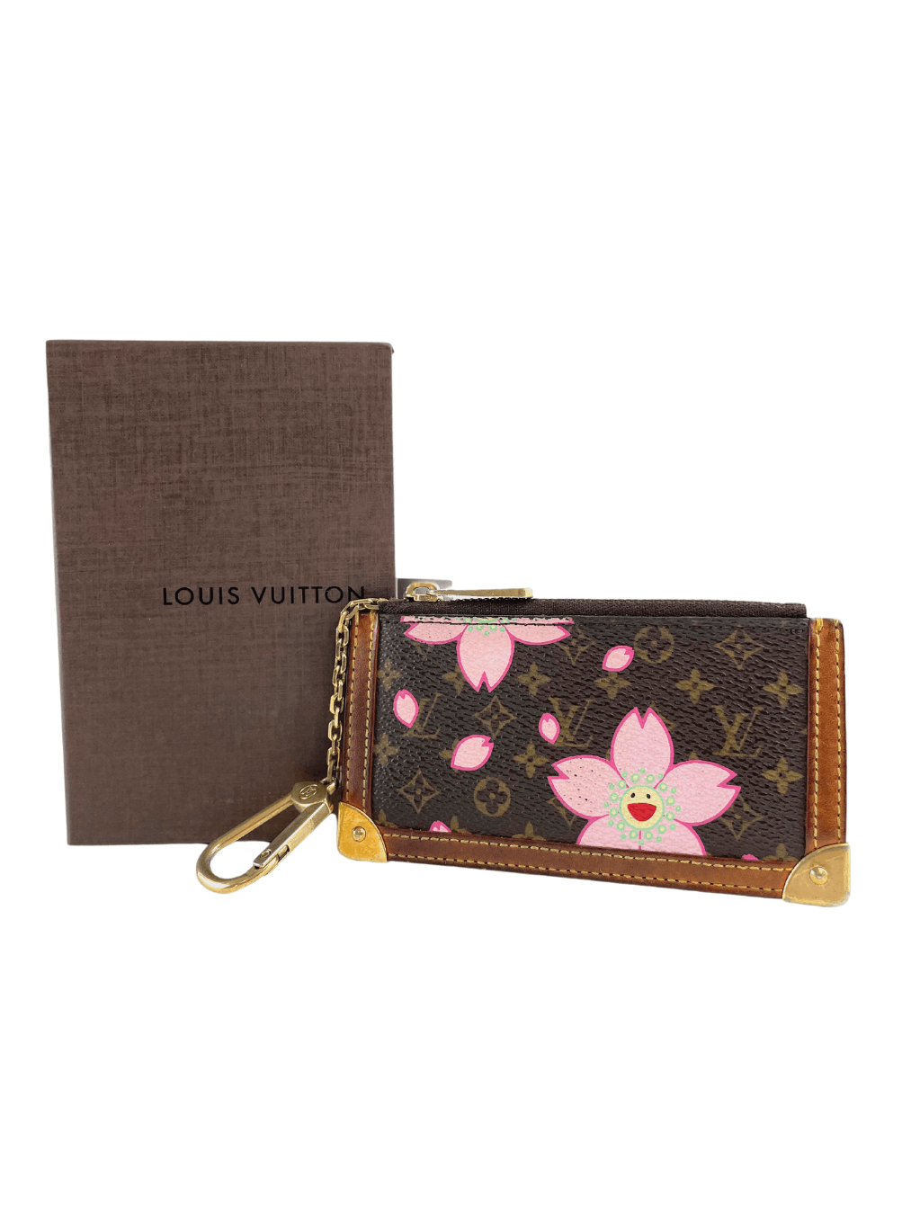Louis Vuitton × Takashi Murakami Louis Vuitton Cherry Blossom Zip Key ...
