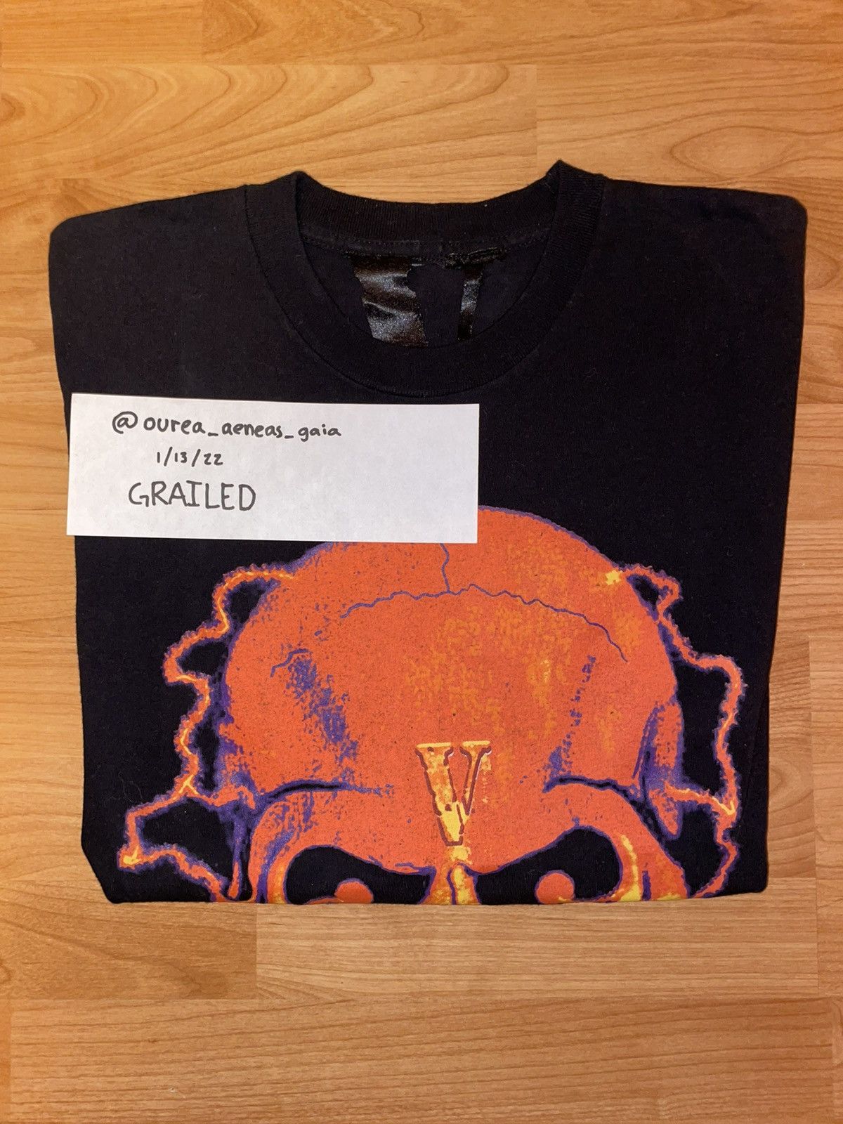 Vlone Vlone Skull Shocker Tee | Grailed