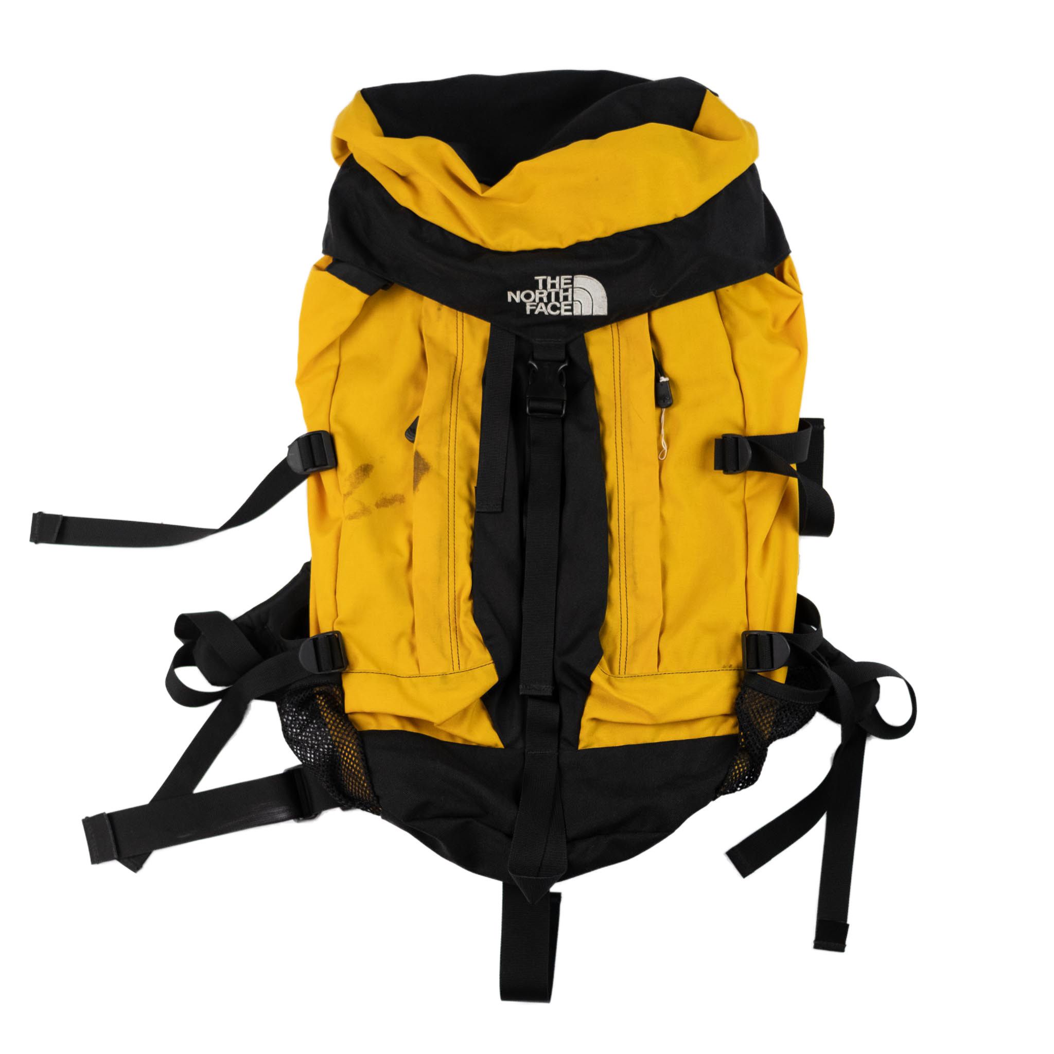 The North Face Vintage 90s The North Face Yellow Hiking Backpack | Grailed