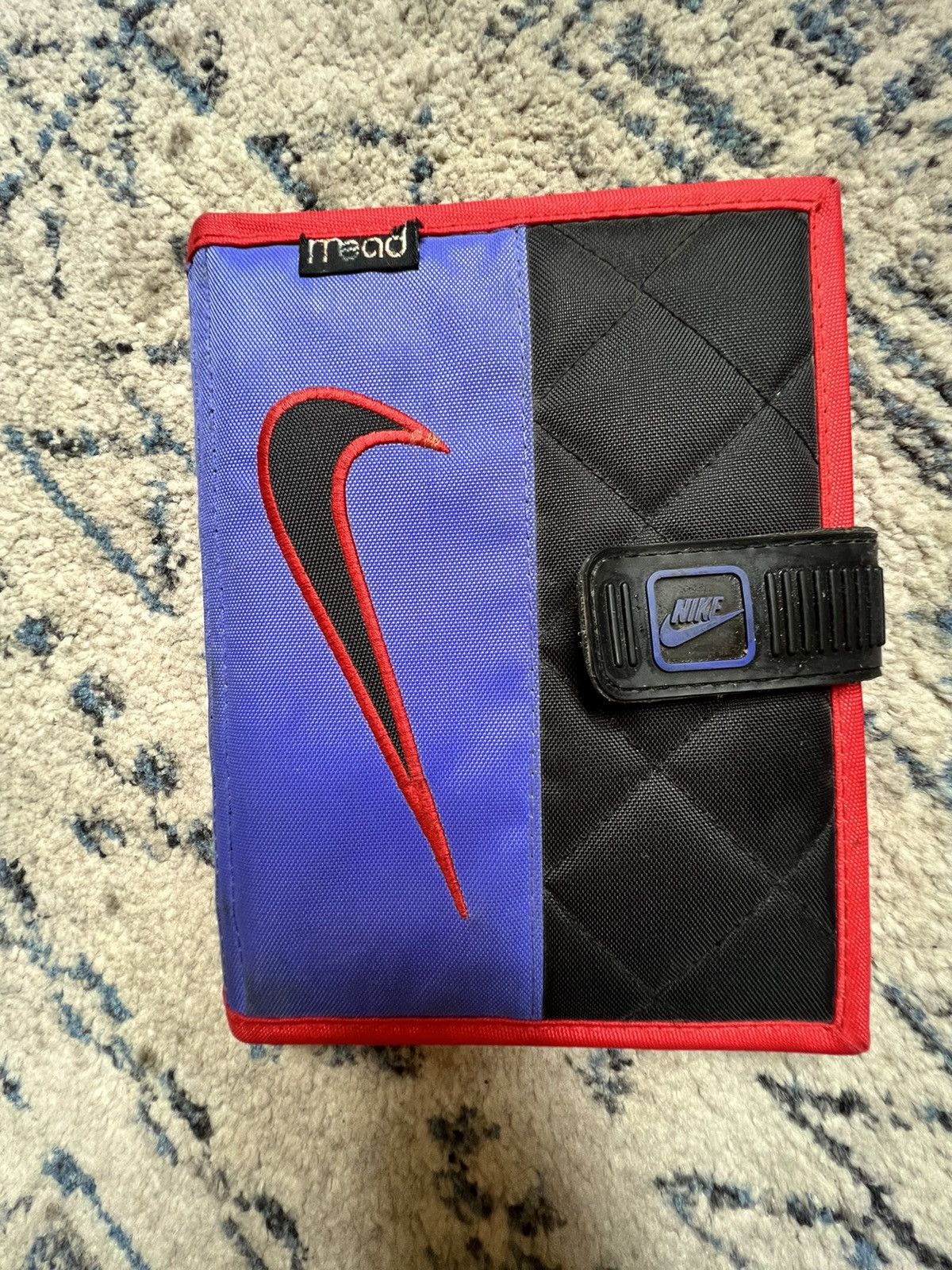Nike × Vintage Vintage 1995 Nike Swoosh Mead Trapper Keeper Binder 6x7 ...