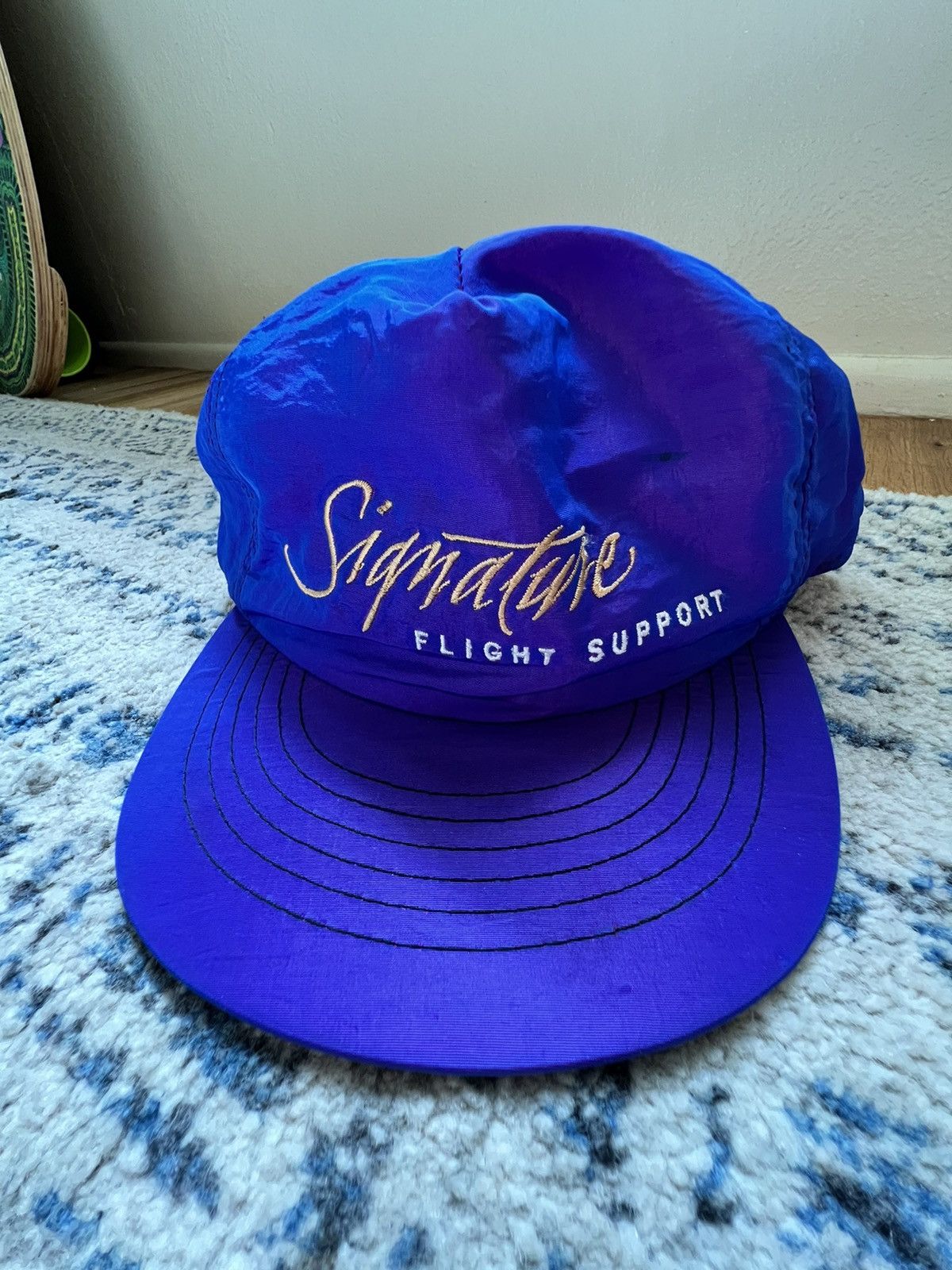 Vintage Vintage 90s SnapBack iridescent purple signature made in USA ...