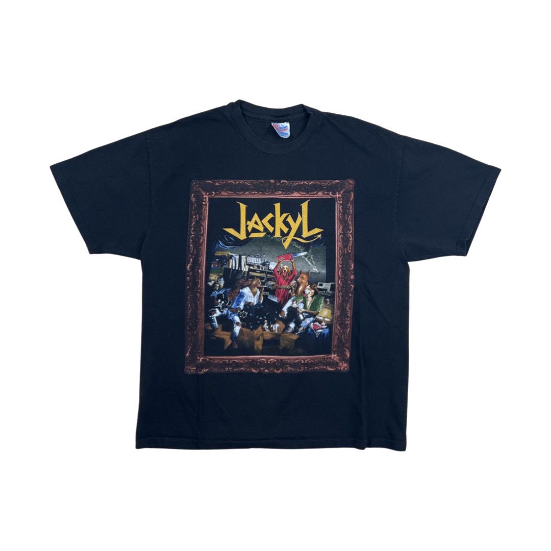 Vintage Vintage jackyl 90s graphic black band t shirt | Grailed