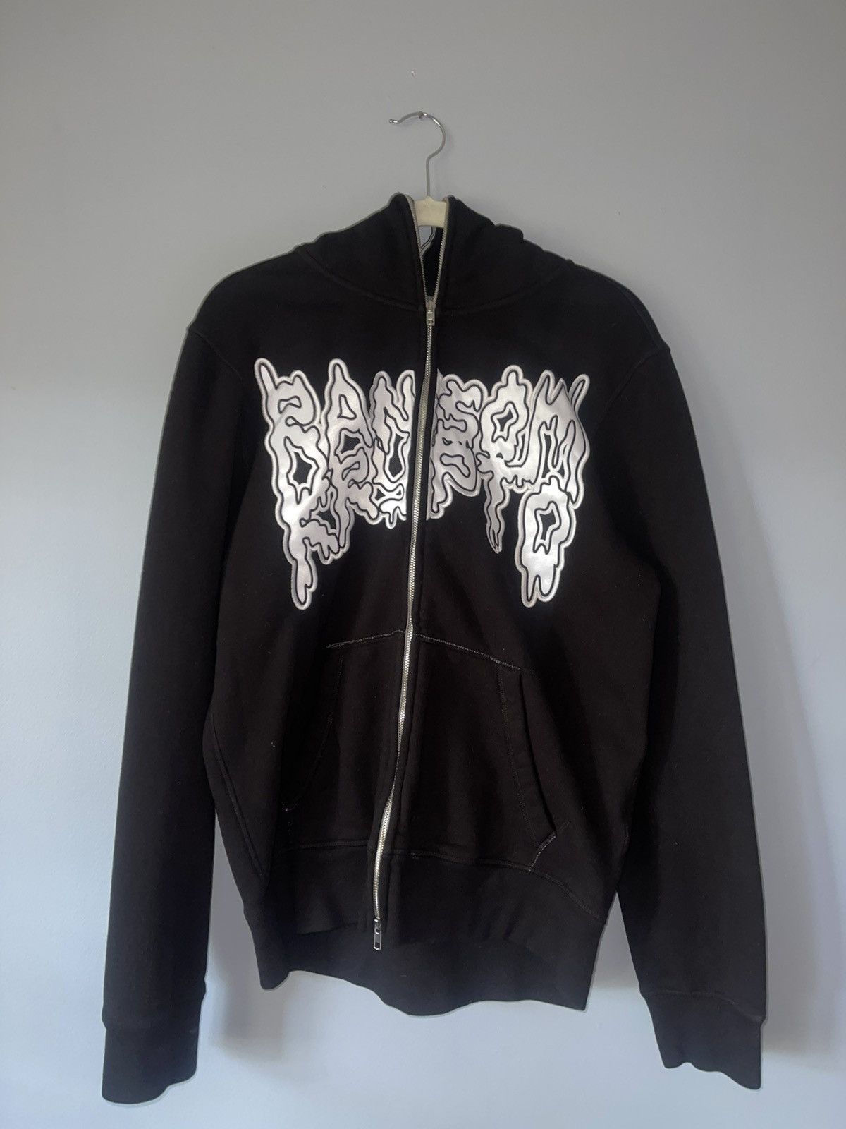 Streetwear Ransom X Krypt0 Wrld Full Zip Hoodie | Grailed