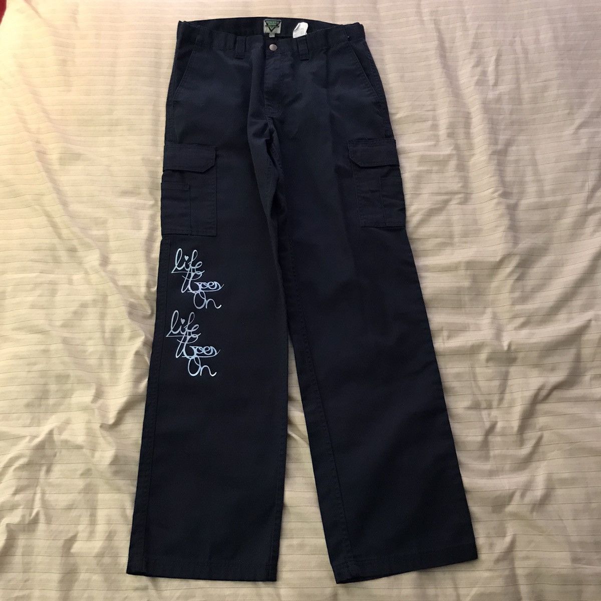 Custom × Rare × Streetwear Custom Cargo Pants 34x34 | Grailed