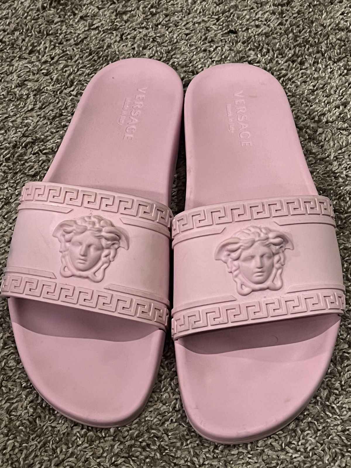 Versace Versace rubber Medusa slides | Grailed