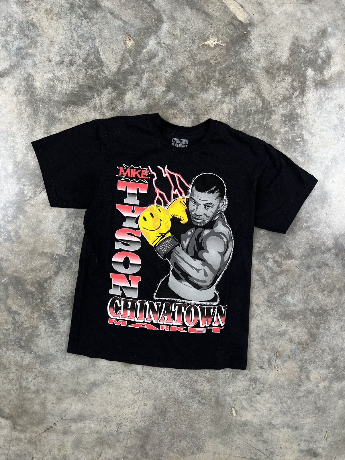 Market Chinatown Market Airbrushed Mike Tyson Logo Tee Black Large ...