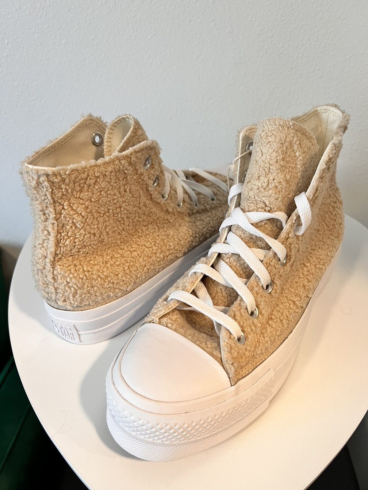 Converse Sherpa Converse (custom made) | Grailed