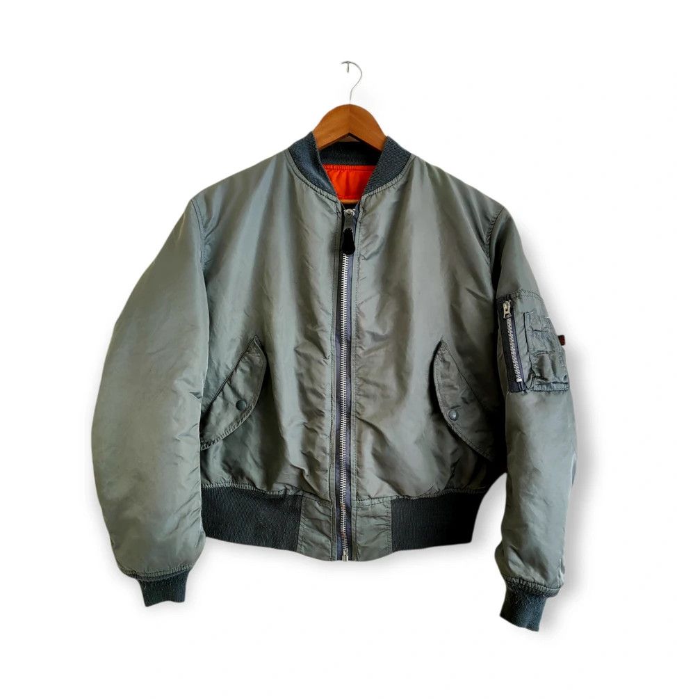 Alpha Industries × Ma 1 × Vintage Vintage Alpha Industries MA-1 Flight Jacket Made In USA | Grailed