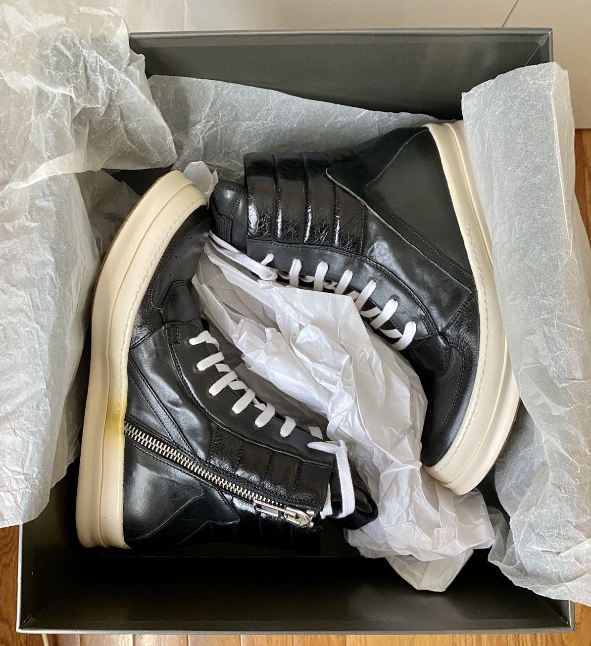 Rick Owens Rick Owens 2010 Short Tongue Dunk/Geobasket | Grailed