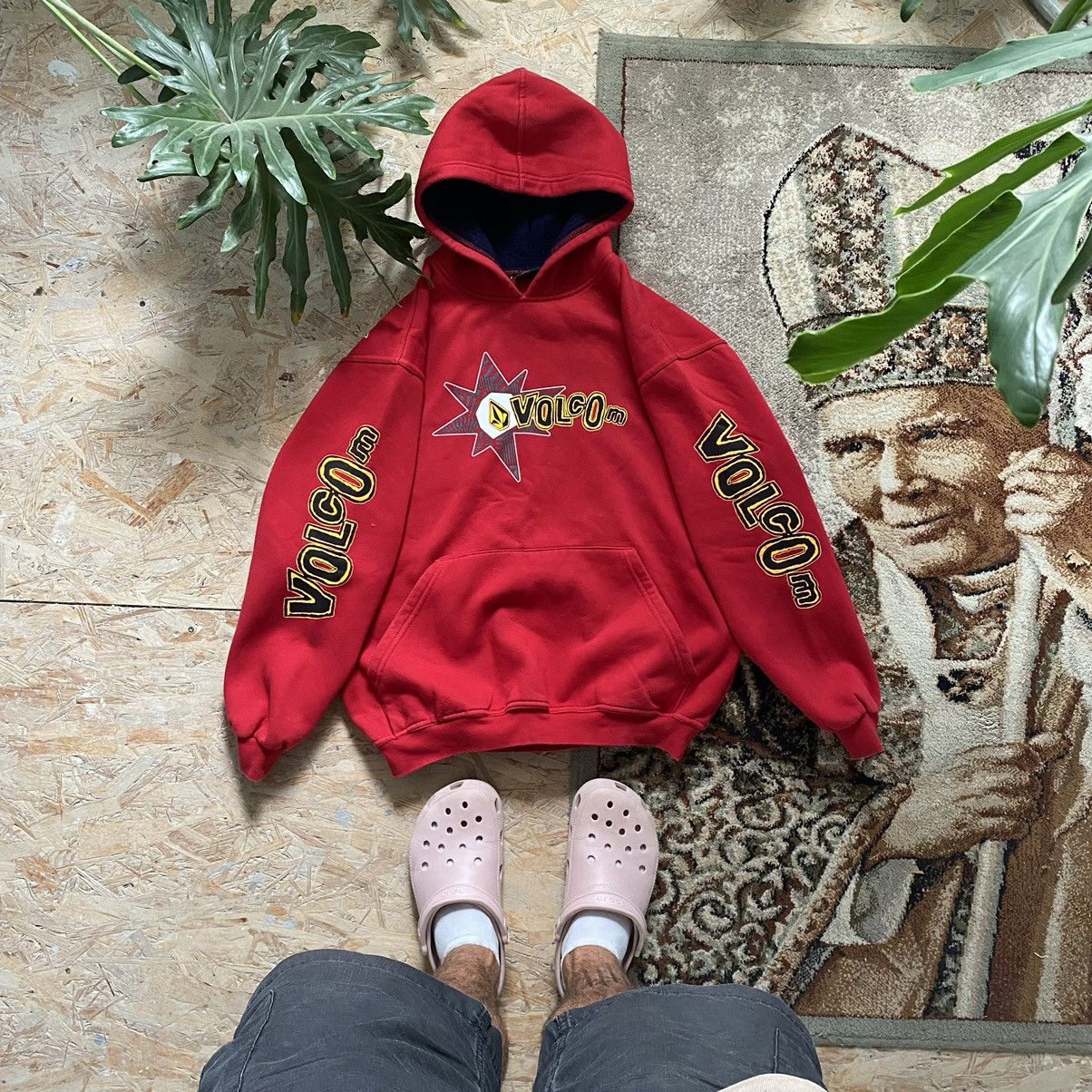 Streetwear × Vintage × Volcom VINTAGE 90S VOLCOM RARE HOODIE | Grailed