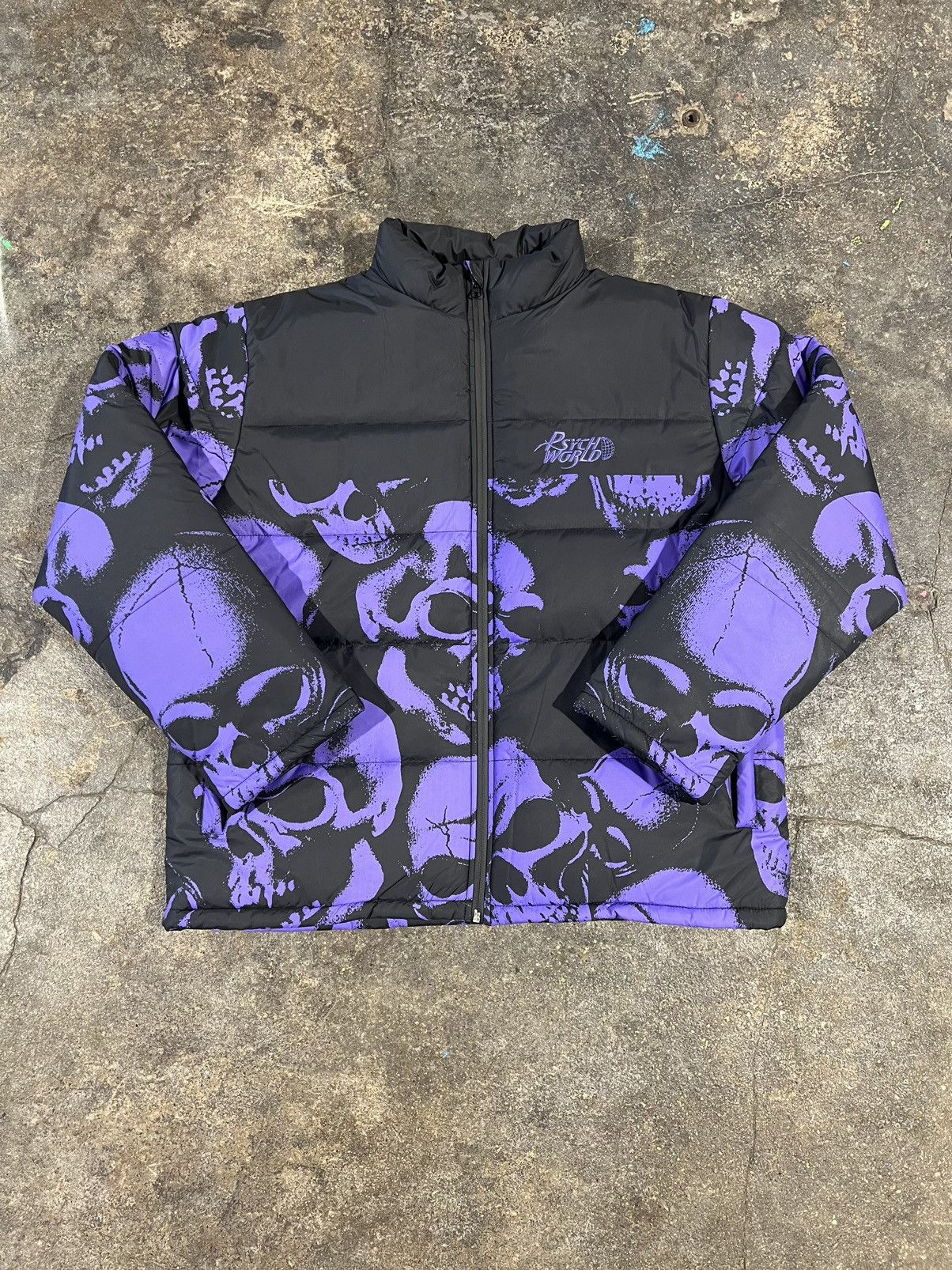 Psychworld Psychworld Skull Puffer Jacket | Grailed