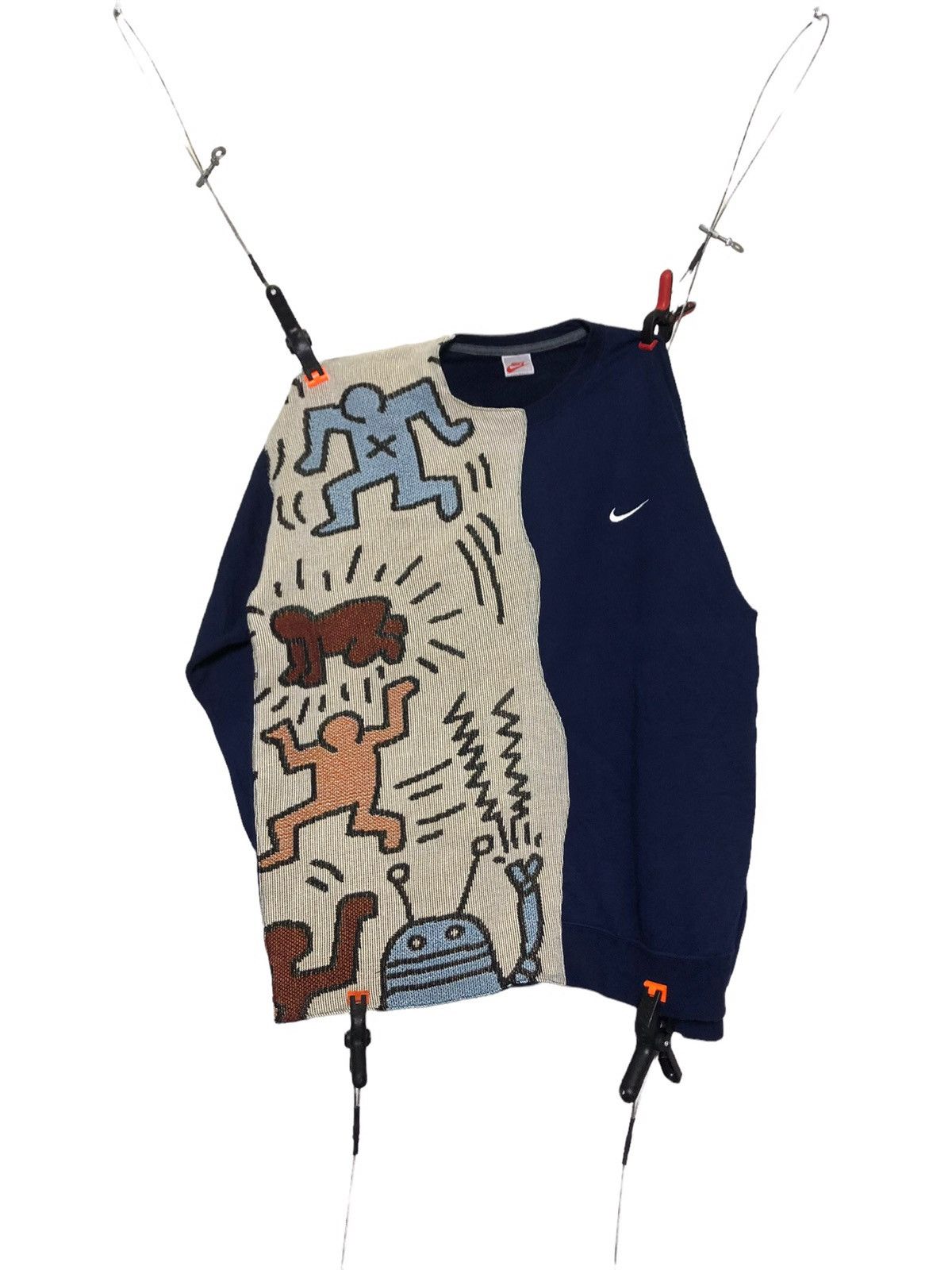 Keith Haring × Nike × Streetwear 1/1 Nike Keith harring tapestry ...