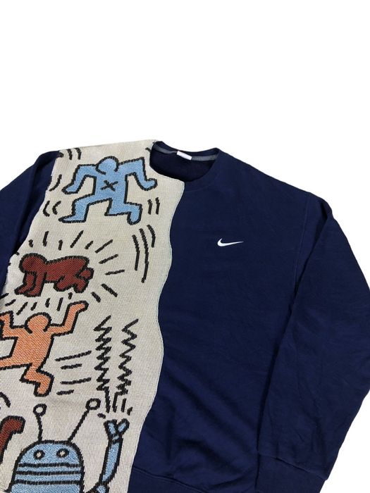 Nike 1/1 Nike Keith harring tapestry reworked sweatshirt | Grailed