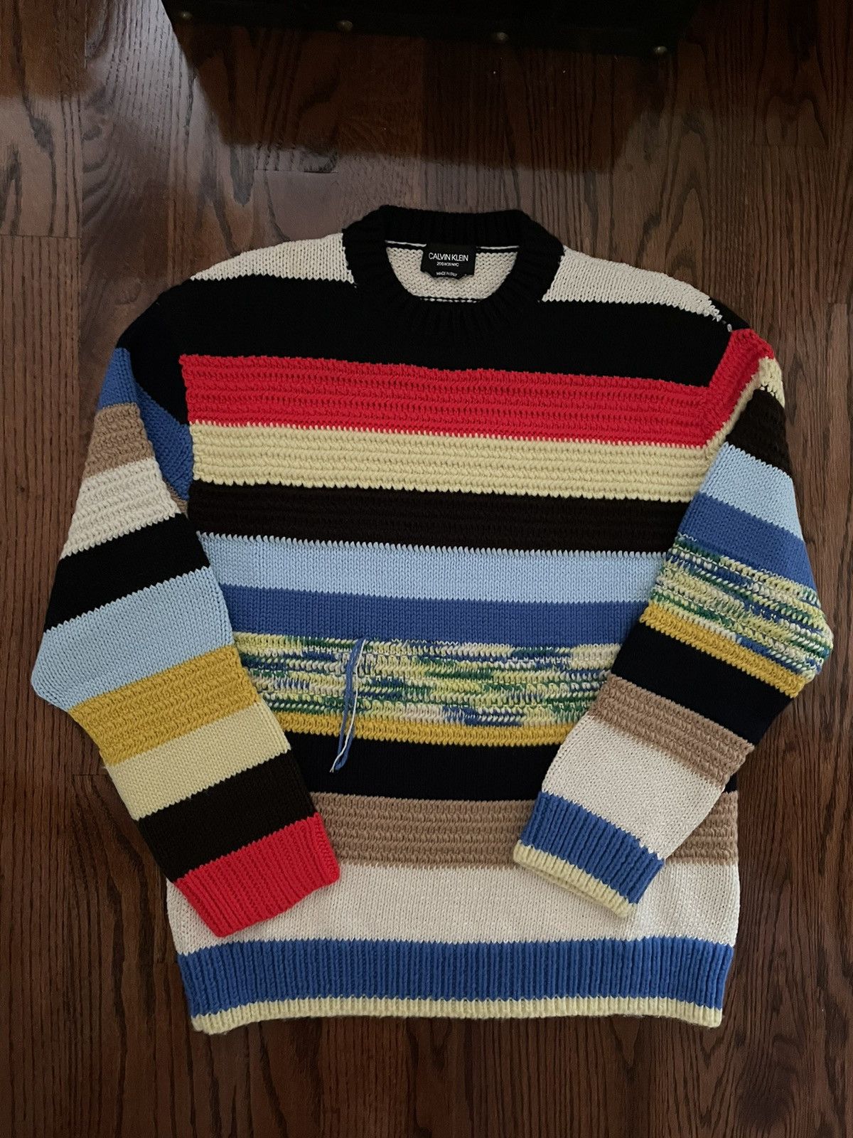 Calvin Klein 205W39NYC striped knit
