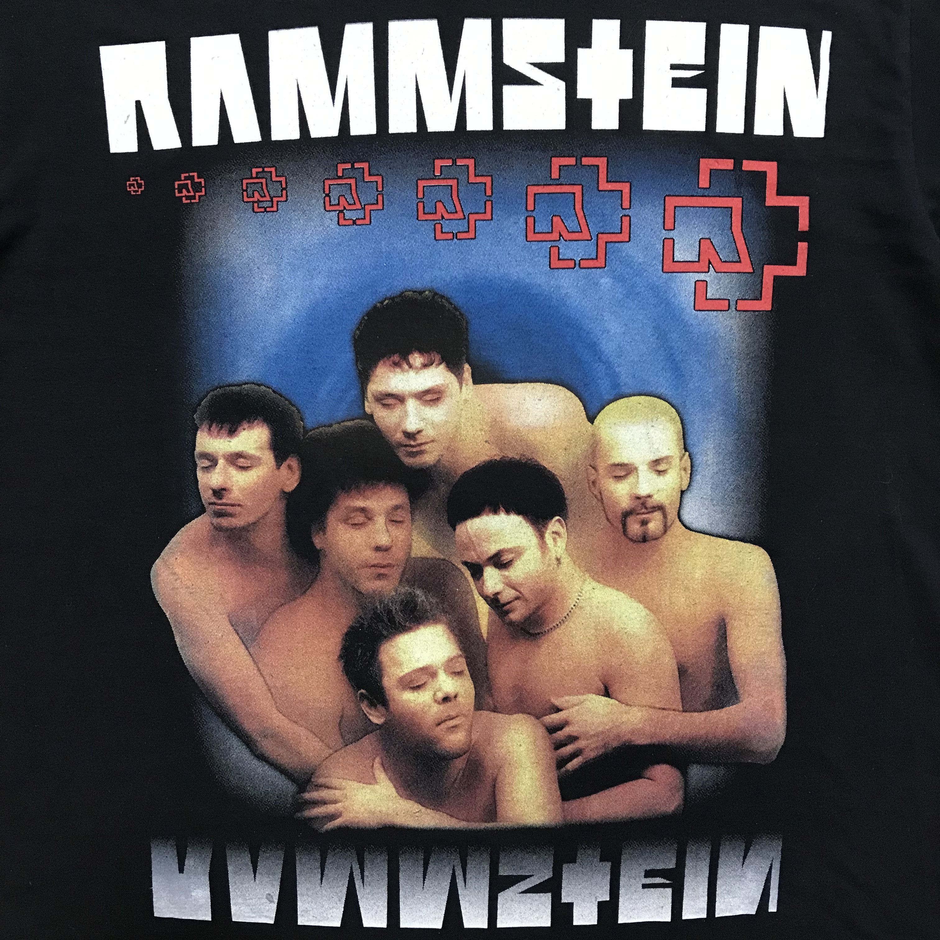 Band Tees × Rock T Shirt × Vintage RAMMSTEIN Mutter 2001 Vintage T-Shirt Tee Y2K 90s Rare Metal ...