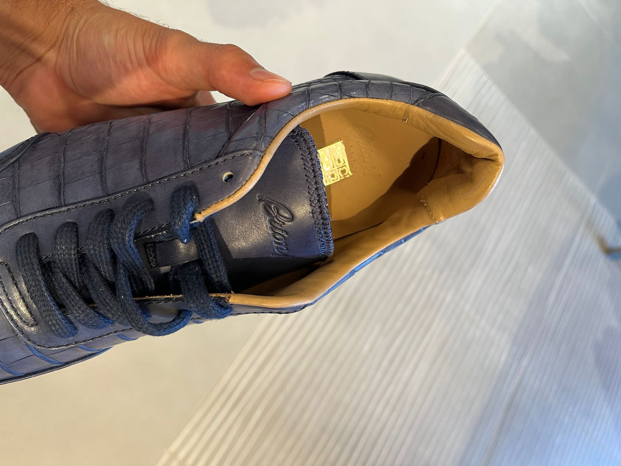 Brioni Felis Shoe in Navy Color | Grailed