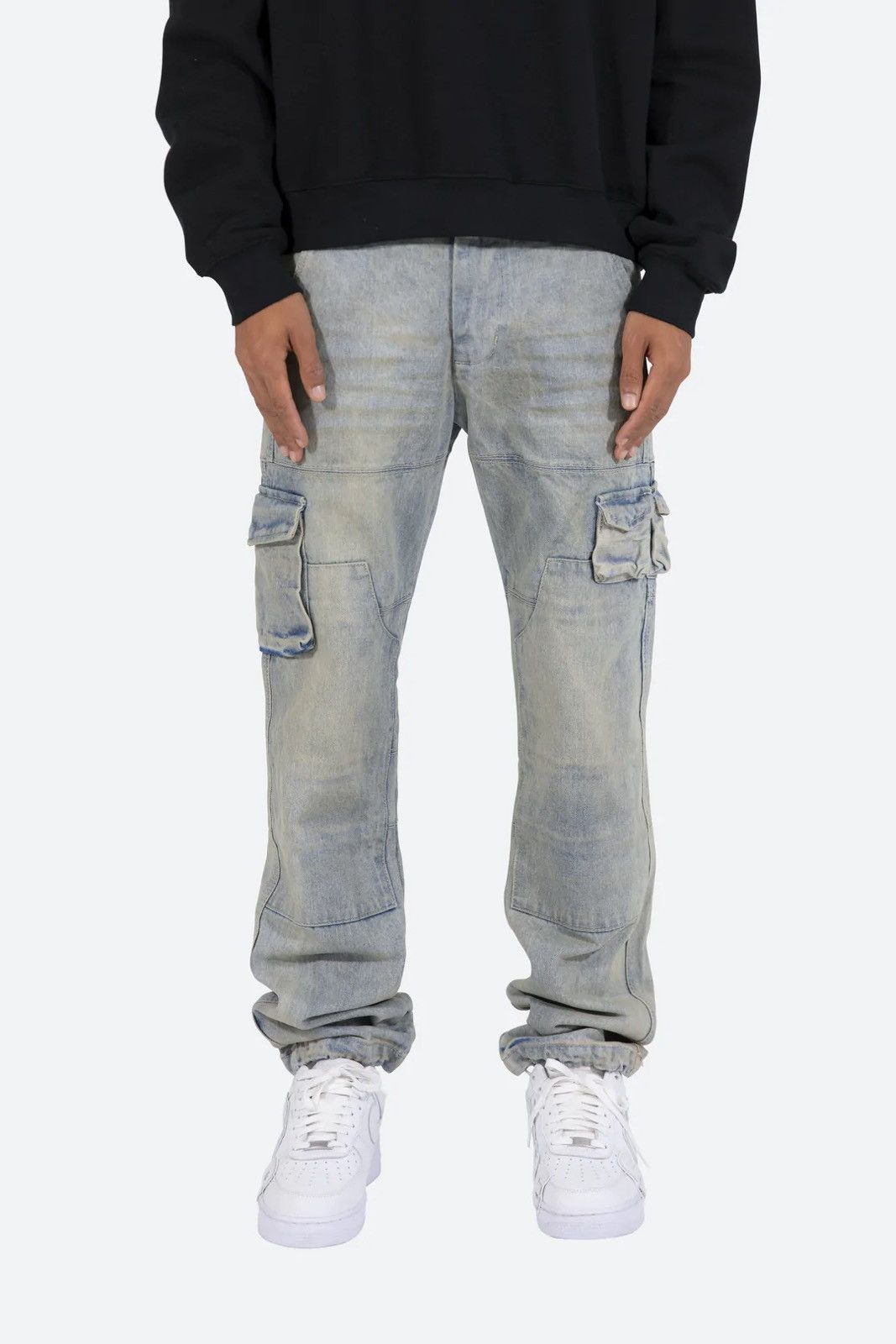 Mnml Mnml Cargo Baggy Denim Grailed