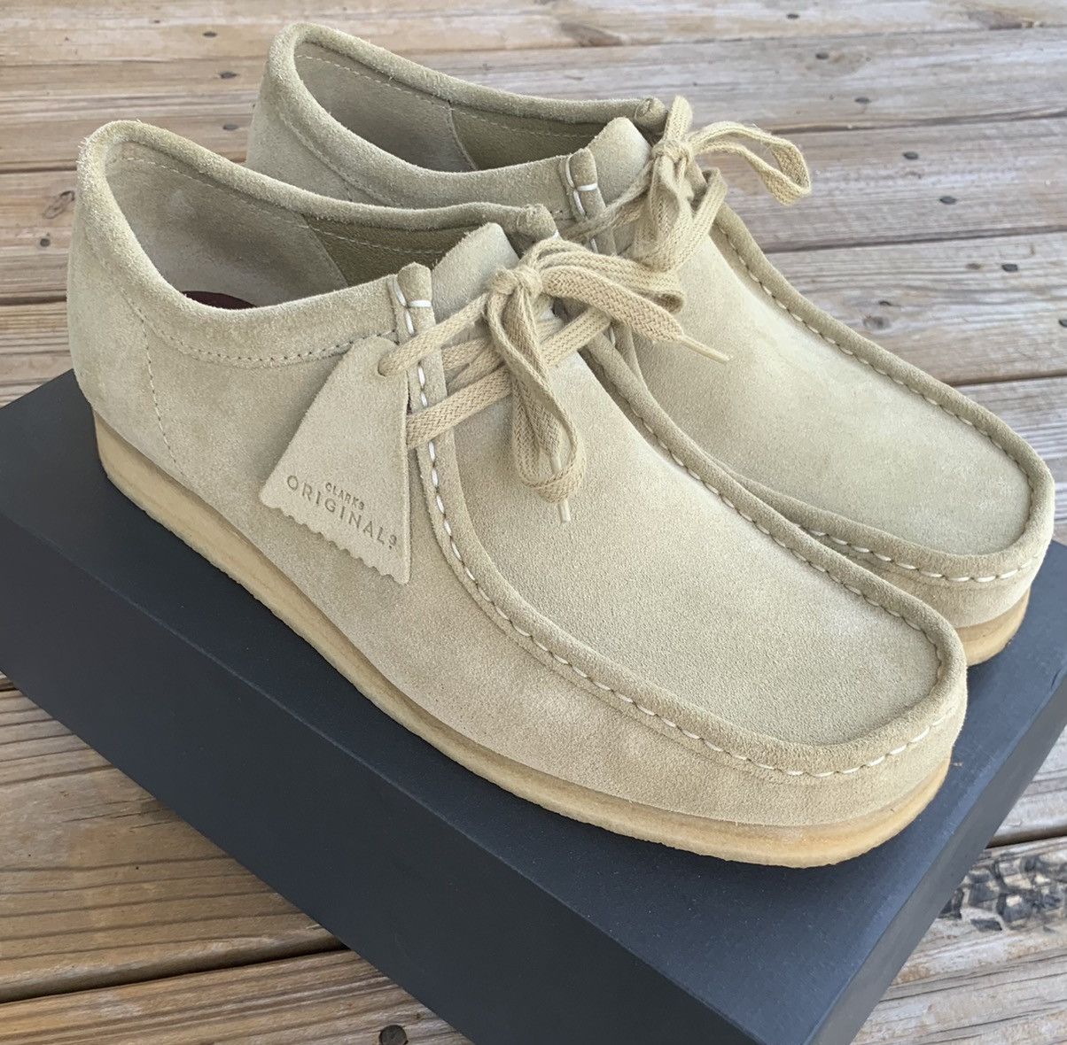 Clarks Clark’s Originals Wallabee Low Maple Suede Wallabees | Grailed