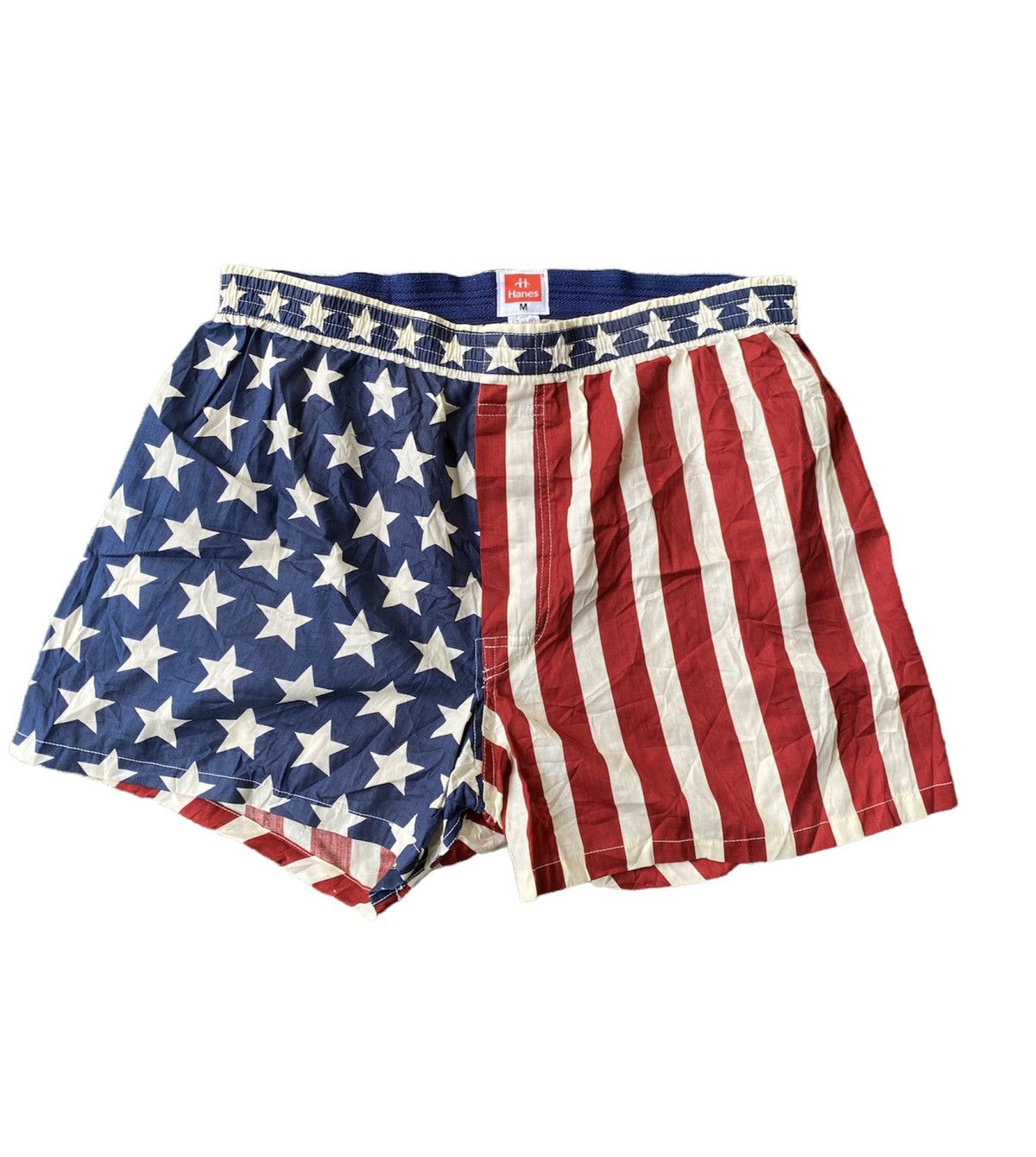Hanes (G8) HANES AMERICAN FLAG BOXER | Grailed