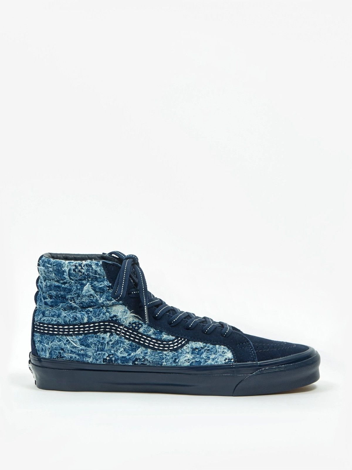 Vans Boro Patchwork Distressed Vans Vault x FDMTL Sk8 Hi Kapital | Grailed