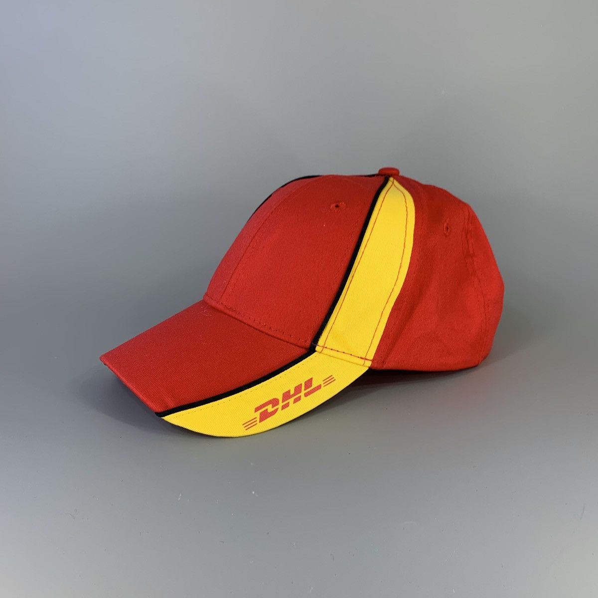 Streetwear DHL Red Yellow Cap 💙💛💙💛 | Grailed