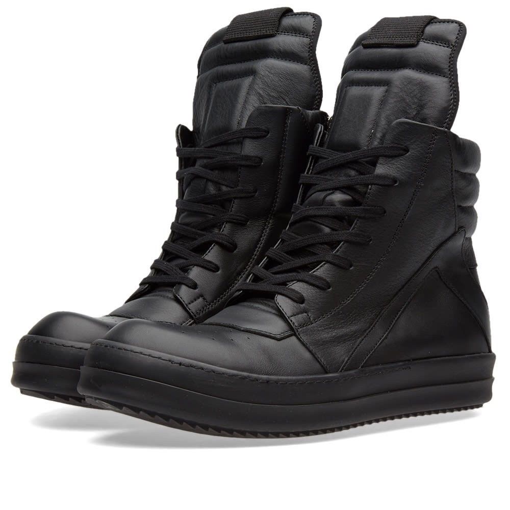Rick Owens × Rick Owens Drkshdw Geobaskets Triple Black | Grailed