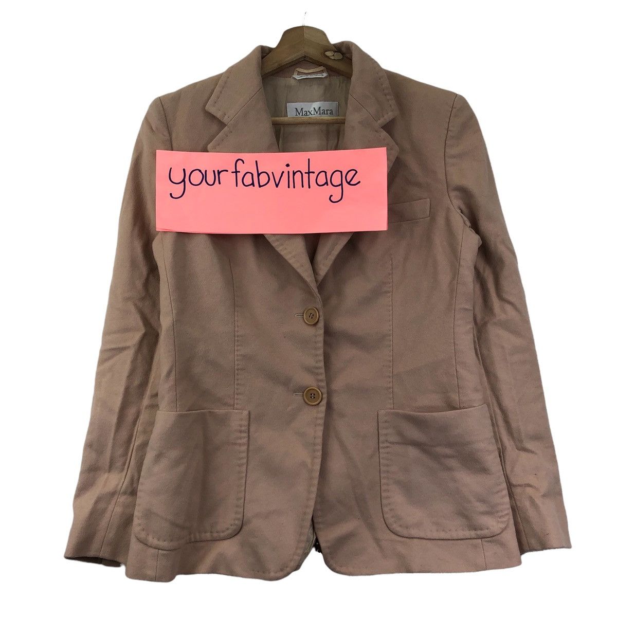 Max Mara Vintage MAX MARA Made In ITALY Button Blazer | Grailed