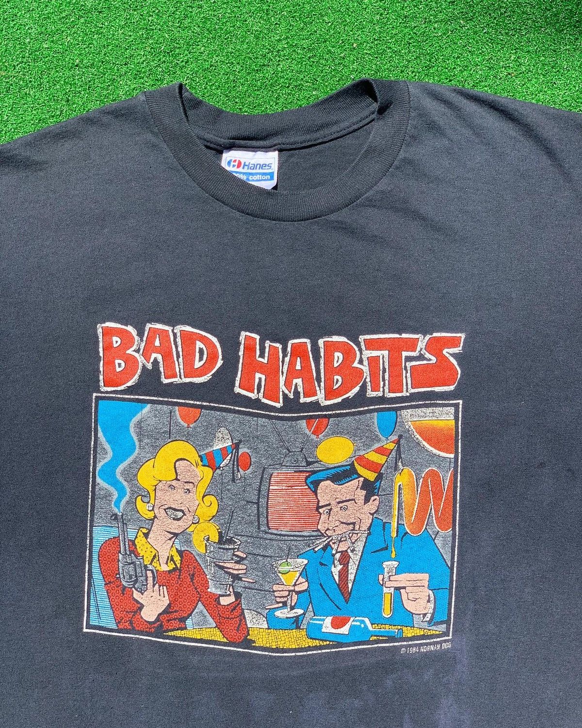 Art × Very Rare × Vintage Vintage 80s bad habits comic by norman dog ...