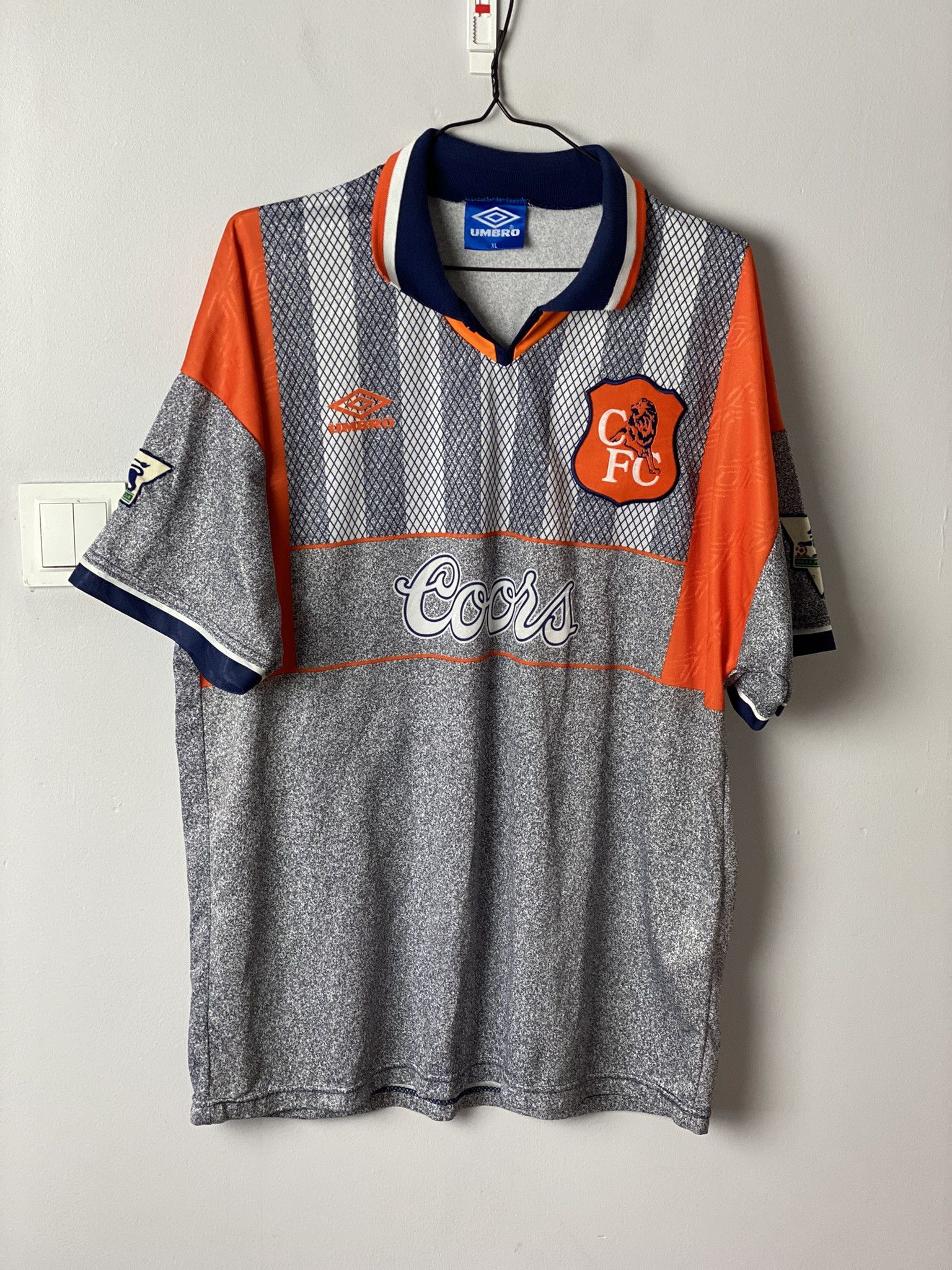Chelsea Soccer × Umbro Chelsea Coors 1994-1996 shirt vintage t-shirt ...