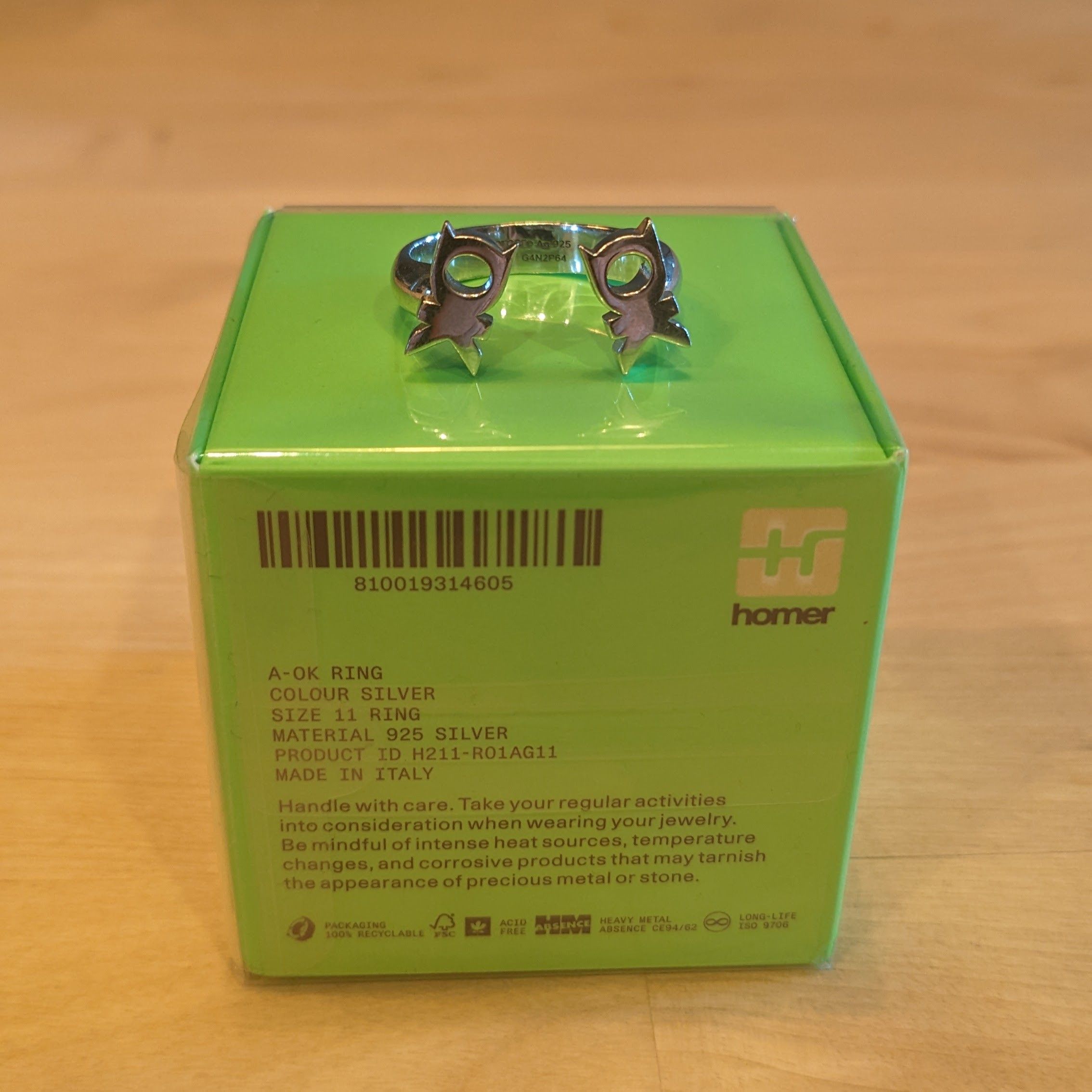 Homer A-OK Ring 925 Silver | Grailed